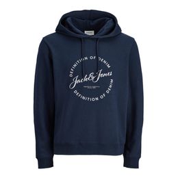 Jack & Jones Jack & Jones Sweatshirt 'JJGRAYSON' Herren Gr&ouml;&szlig;e L navy / wei&szlig;