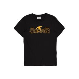Champion Authentic Athletic Apparel T-Shirt Jungen Gr&ouml;&szlig;e 116 safran / schwarz