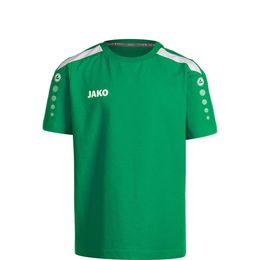 Jako Funktionsshirt 'Power' Jungen Gr&ouml;&szlig;e 152 gr&uuml;n / wei&szlig;