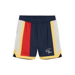Puma Sportshorts 'Showtime' Herren Gr&ouml;&szlig;e L navy / gelb / rot / offwhite