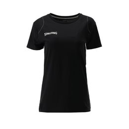 Spalding Funktionsshirt 'Essential' Damen Gr&ouml;&szlig;e XXL schwarz / naturwei&szlig;