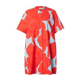 Marimekko Kleid 'TAITAVUUS UNIKKO' Damen Gr&ouml;&szlig;e 40 hellblau / rot Winterkleid