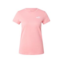 Puma Funktionsshirt 'ESS Small No. 1' Damen Gr&ouml;&szlig;e L rosa / wei&szlig;