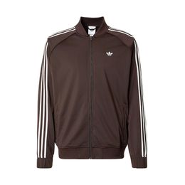 adidas originals Jacke 'BRITCORE' Herren Gr&ouml;&szlig;e XS braun / wei&szlig;