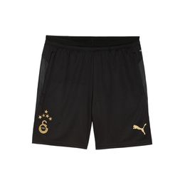 Puma Sportshorts Jungen Gr&ouml;&szlig;e 176 gelb / schwarz