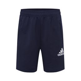 adidas Sportswear Sportshorts Herren Gr&ouml;&szlig;e M dunkelblau / wei&szlig;