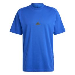 adidas Sportswear Funktionsshirt 'Z.N.E.' Herren Gr&ouml;&szlig;e L blau / schwarz