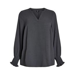 ZIZZI Bluse 'Kikka' Damen Gr&ouml;&szlig;e XL/XXL dunkelgrau