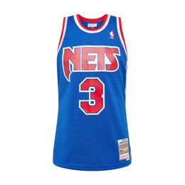 Mitchell & Ness Mitchell & Ness Shirt Herren Gr&ouml;&szlig;e L royalblau / rot
