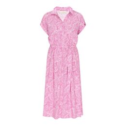 Gaya Kleid 'Retro' Damen Gr&ouml;&szlig;e 38 pink / wei&szlig; Winterkleid
