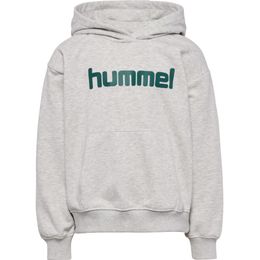 Hummel Sweatshirt Jungen Gr&ouml;&szlig;e 146/152 graumeliert / gr&uuml;n