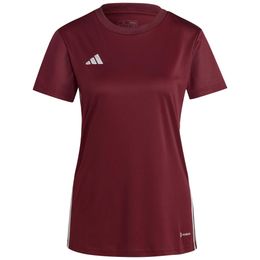 adidas Performance Funktionsshirt 'Tabela 23' Damen Gr&ouml;&szlig;e 5XL/6XL weinrot / wei&szlig;
