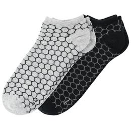 VanVaan 2 Paar Herren Sneaker-Socken im Set