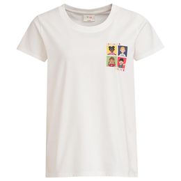 Gina Damen T-Shirt mit Message-Print