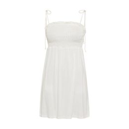 LSCN BY LASCANA Minikleid beige Gr. 34 f&uuml;r Damen. Mit ohne Ausschnitt. Figurumspielend. Nachhaltig.