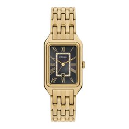 Fossil Uhr 'RAQUEL' Damen Gr&ouml;&szlig;e One Size gold / schwarz