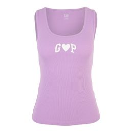 GAP Petite Top Damen Gr&ouml;&szlig;e M pflaume / wei&szlig;