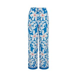 Guido Maria Kretschmer Women Hose 'Rylie' Damen Gr&ouml;&szlig;e 34 blau / mandarine / wei&szlig;