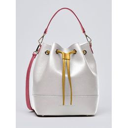CXL by Christian Lacroix Leder-Henkeltasche in Wei&szlig; - (B)25 x (H)28 x (T)15 cm - 72% | Damen-taschen