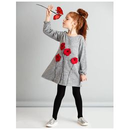 Denokids Kleid "Poppy" in Grau - 62% | Gr&ouml;&szlig;e 116 | Kinderkleider