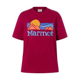 Marmot Shirt "Coastal" in Rot - 62% | Gr&ouml;&szlig;e S | Damen-tops