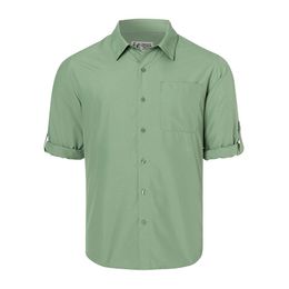 Marmot Funktionshemd "AirExchange" in Gr&uuml;n - 62% | Gr&ouml;&szlig;e L | Herren-sportshirts
