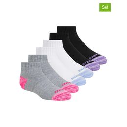 Skechers 10er-Set: Socken in Schwarz/ Wei&szlig;/ Grau - 60% | Gr&ouml;&szlig;e 36-38 | Kinder-socken-strumpfhosen