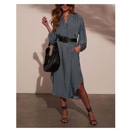 Milan Kiss Kleid in Hellblau - 50% | Gr&ouml;&szlig;e M | Damen-kleider