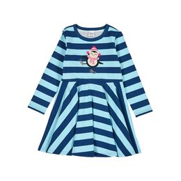 Fred's World by GREEN COTTON Fred ́s World by GREEN COTTON Kleid "Hello" in Hellblau/ Dunkelblau - 59% | Gr&ouml;&szlig;e 128 | Baby-kleider-roecke