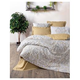 Elizabed Renforc&eacute;-Bettw&auml;sche-Set in Beige - 40% | Gr&ouml;&szlig;e 135x200 cm | Bettwaesche-bettwaren