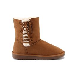 ISLAND BOOT Winterboots "Goldboro" in Hellbraun - 77% | Gr&ouml;&szlig;e 38 | Damen-stiefel