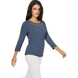 WITT WEIDEN Bluse in Blau - 65% | Gr&ouml;&szlig;e 48 | Damen-blusen