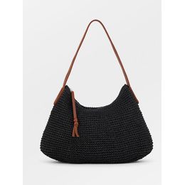 Becks&ouml;ndergaard Becks&ouml;ndergaard Schultertasche "Ariya" in Schwarz - (B)32 x (H)25 cm - 54% | Damen-taschen