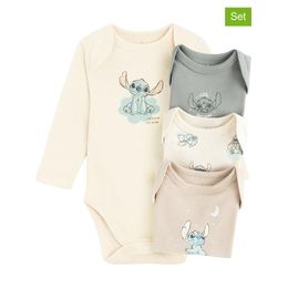 COOL CLUB 4er-Set: Bodys in Beige/ Khaki - 40% | Gr&ouml;&szlig;e 98 | Baby-bodys