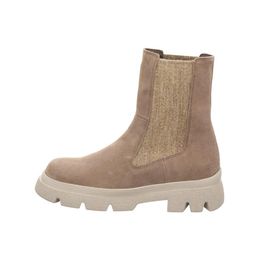 Think! Leder-Chelsea-Boots "Kangae" in Beige - 68% | Gr&ouml;&szlig;e 40 | Stiefeletten