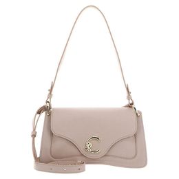 Coccinelle Leder-Schultertasche in Beige - (B)27 x (H)14 x (T)11 cm - 28% | Damen-taschen