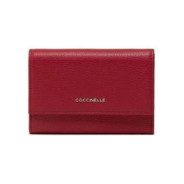 Coccinelle Leder-Geldb&ouml;rse in Rot - (B)14 x (H)10 cm - 18% | Portemonnaies-etuis