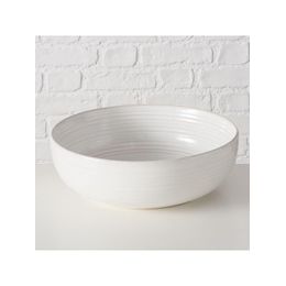 Boltze Salatsch&uuml;ssel "Jonah" in Wei&szlig;/ Beige - &Oslash; 30 cm - 32% | Gedeckter-tisch