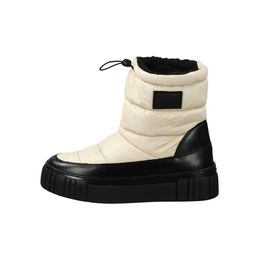 Gant Footwear Leder-Winterstiefel "Snowmont" in Wei&szlig;/ Schwarz - 78% | Gr&ouml;&szlig;e 38 | Damen-stiefel