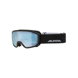Alpina Ski-/ Snowboardbrille "Scarabeo JR" in Schwarz/ Blau - 14% | Kinder-austruestung-accessoires