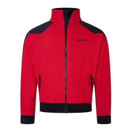 Marmot Fleecejacke "Alpinist" in Rot/ Schwarz - 46% | Gr&ouml;&szlig;e XXS | Herren-pullover-sport