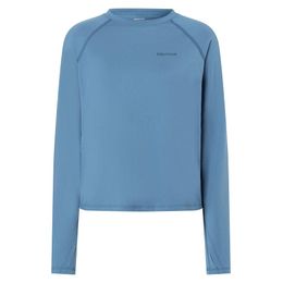 Marmot Funktionslongsleeve "Windridge" in Blau - 63% | Gr&ouml;&szlig;e M | Damen-outdoor-tops-shirts