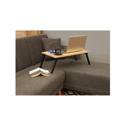 Scandinavia Concept Tabletttisch "Gusto" in Hellbraun/ Schwarz - (B)60 x (H)35 x (T)24,5 cm - 65% | Tische