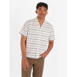 Marmot Funktionshemd "Muir Camp Novelty" in Creme/ Lila - 46% | Gr&ouml;&szlig;e M | Herren-plussize