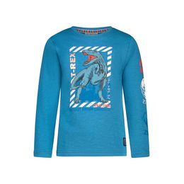 SALT & PEPPER Salt and Pepper Longsleeve "T-Rex" in Blau - 33% | Gr&ouml;&szlig;e 116/122 | Kinder-longsleeves