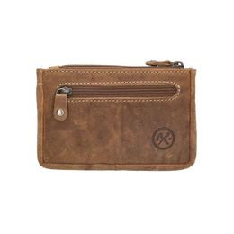 HIDE & STITCHES Leder-Schl&uuml;sseletui in Hellbraun - (B)11,5 x (H)7,5 x (T)1,5 cm - 54% | Portemonnaies-etuis