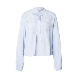 Only Bluse 'ONLLennyo' Damen Gr&ouml;&szlig;e XXS hellblau / wei&szlig;