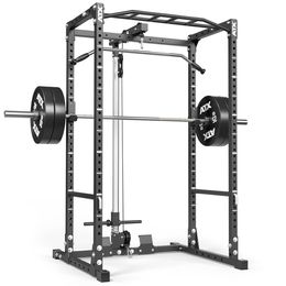 ATX Power Rack PRX-510-XS mit Latzugstation Plate Load - H&ouml;he 198 cm