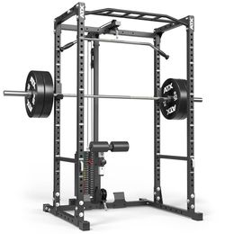ATX Power Rack PRX-510-XS mit Latzug 100 kg Steckgewichte - H&ouml;he 198 cm