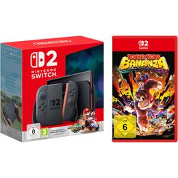 Konsolen-Set &raquo;Switch 2 + Mario Kart World + Donkey Kong Bananza&laquo; 256 GB schwarz Stereo-Lautsprecher: Die unabh&auml;ngige Geh&auml;usestruktur erm&ouml;glicht eine 
